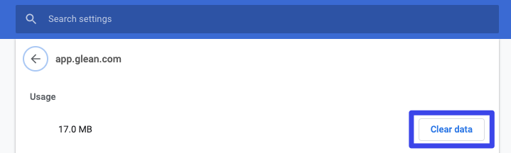 Clearing browser cache – Glean Clearing browser cache – Glean